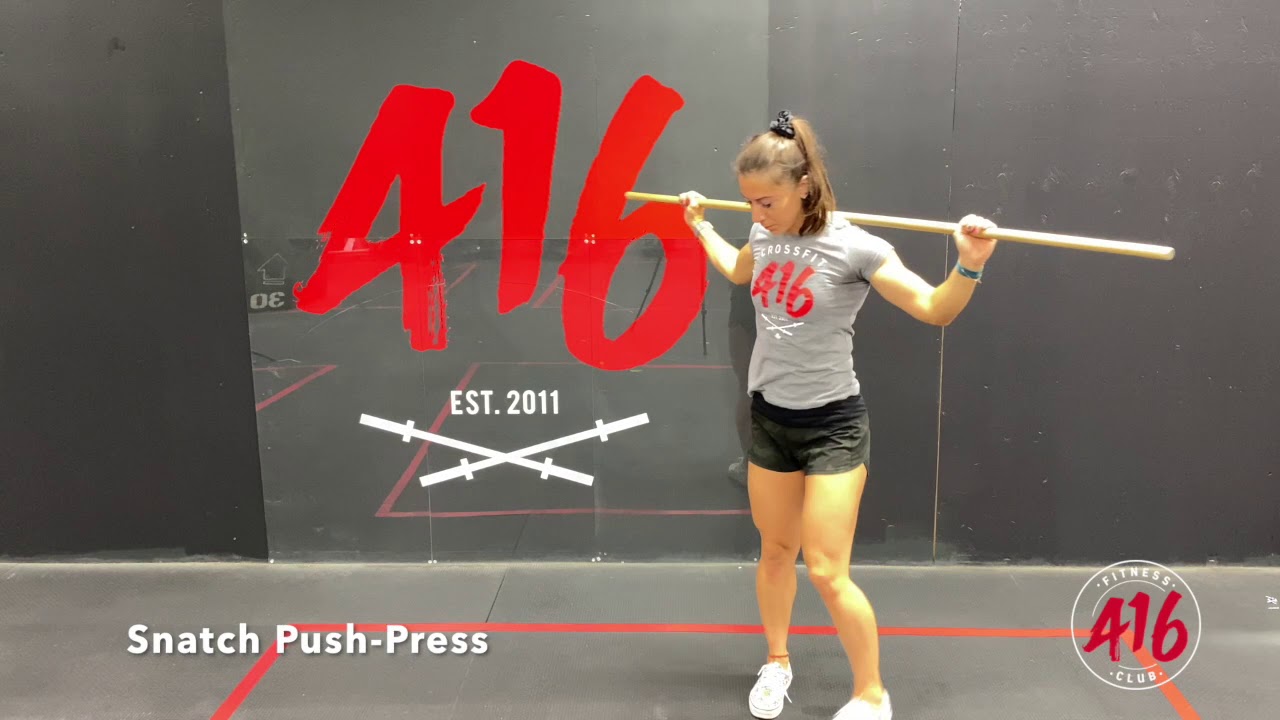 Snatch Push Press - YouTube