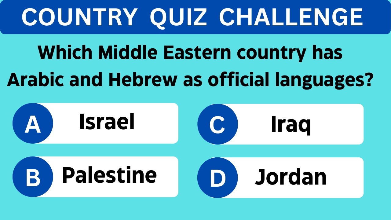 How Good Is Your Knowledge?Country Quiz Challenge|New GK Quiz|Trivia ...