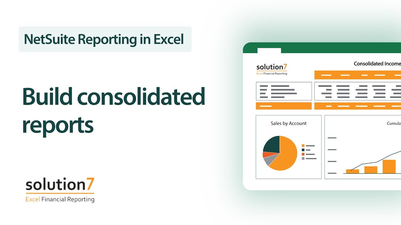 NetSuite Reporting in Excel | Build consolidated reports - YouTube