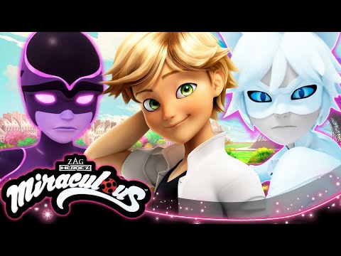 MIRACULOUS | 🐞 ADRIEN AKUMATIZADO 🐾 | EPISODIOS COMPLETOS ▶️ COMPILACIÓN [CAT BLANC - EFÍMERO]