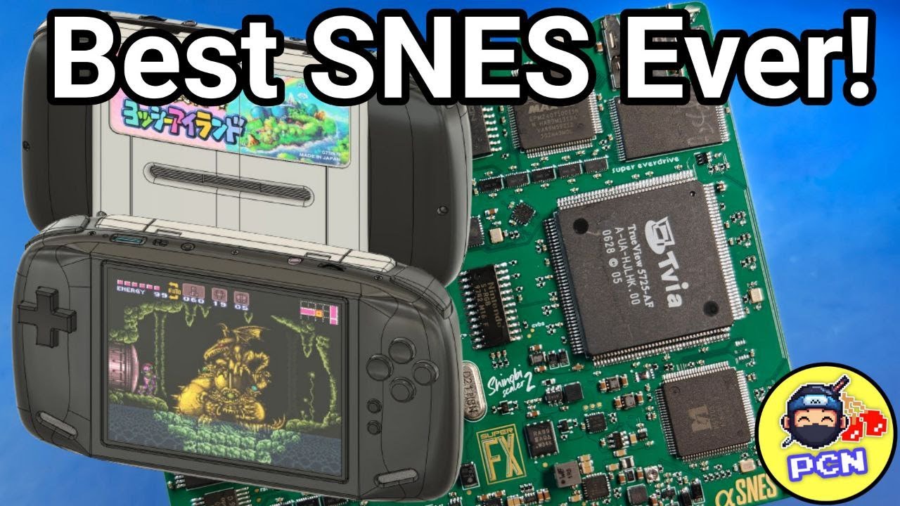 This HANDHELD SUPER NINTENDO takes Carts and Looks Banging - YouTube