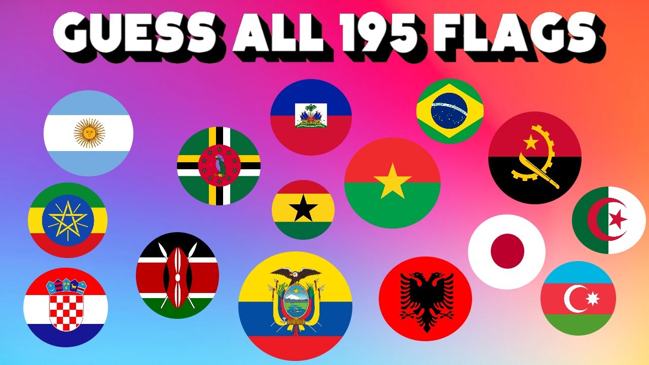 Guess All 195 Flags In the World | ULTIMATE FLAG QUIZ - YouTube