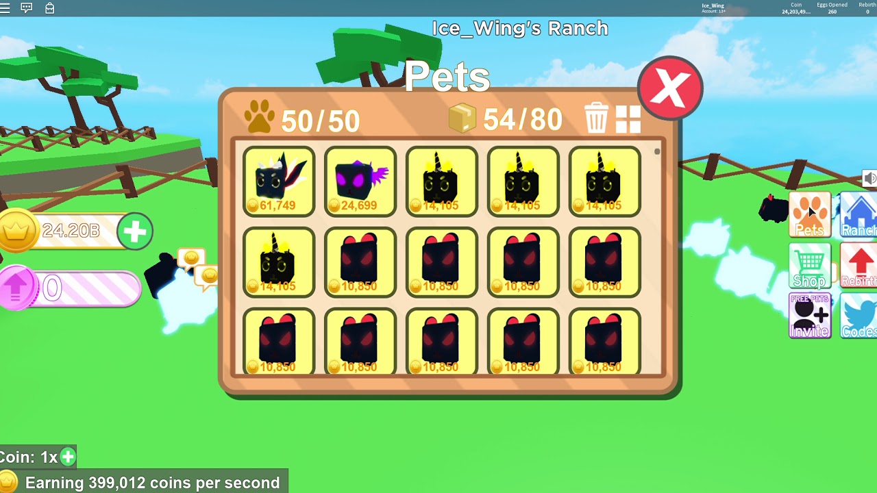 TWO NEW CODES!!! | Pet Ranch Simulator - YouTube