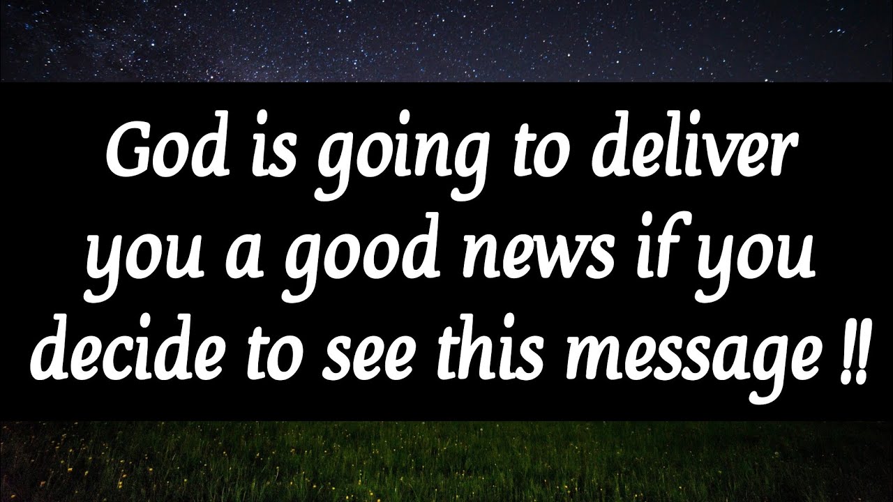 🎉 God is going to deliver you a good news if you decide to see this 💯 ...