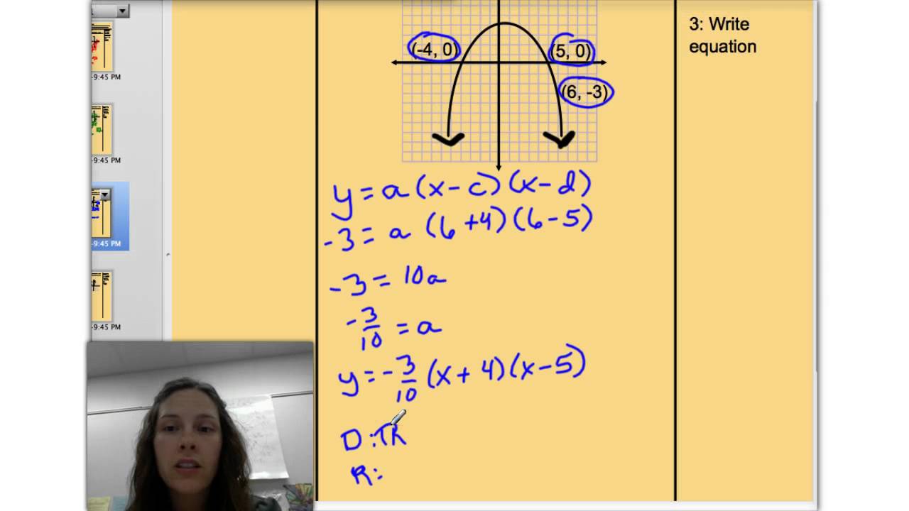 Writing Equations In Factored Form YouTube writing-equations-in-factored-form-youtube