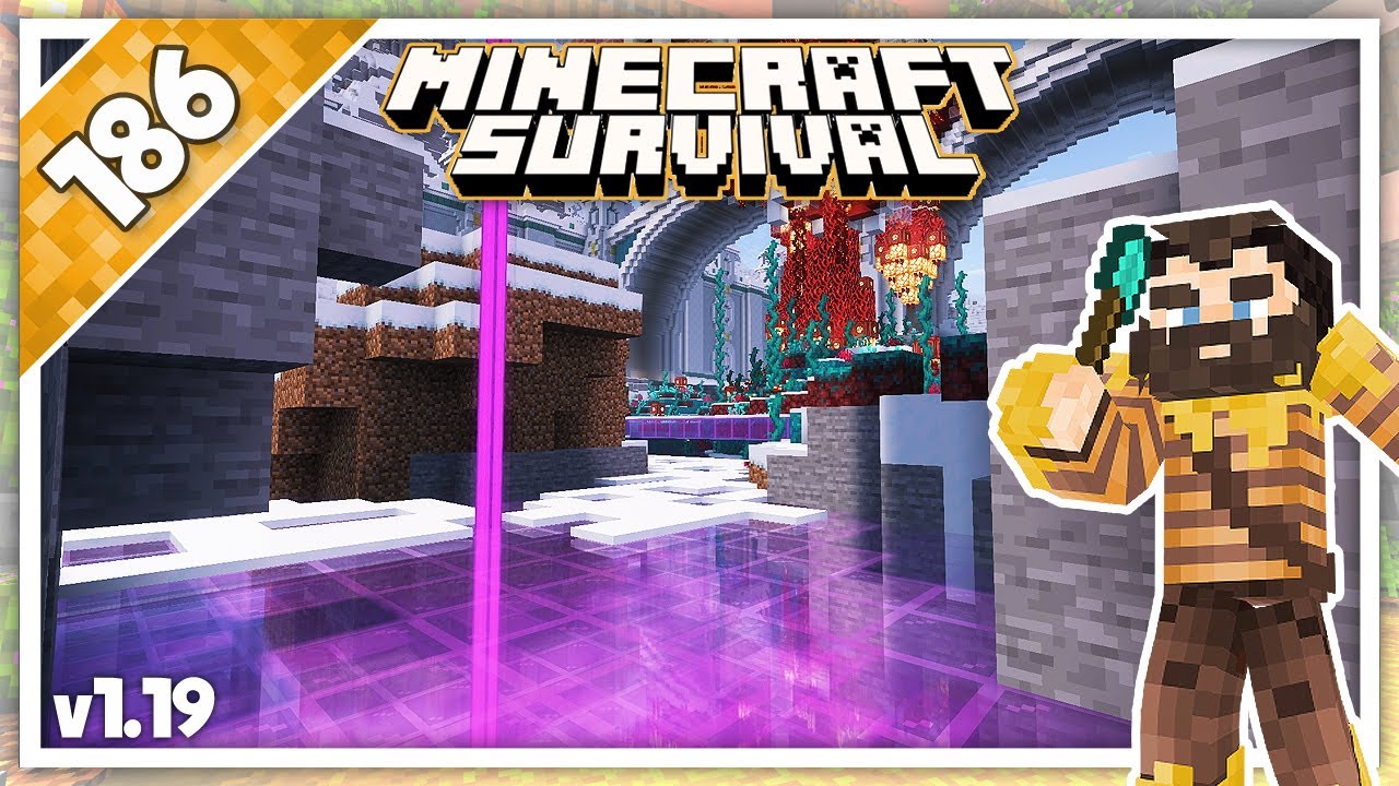 Minecraft Survival Longplay | Ep.186 - Purple Foggy Ravine! | Relaxing ...