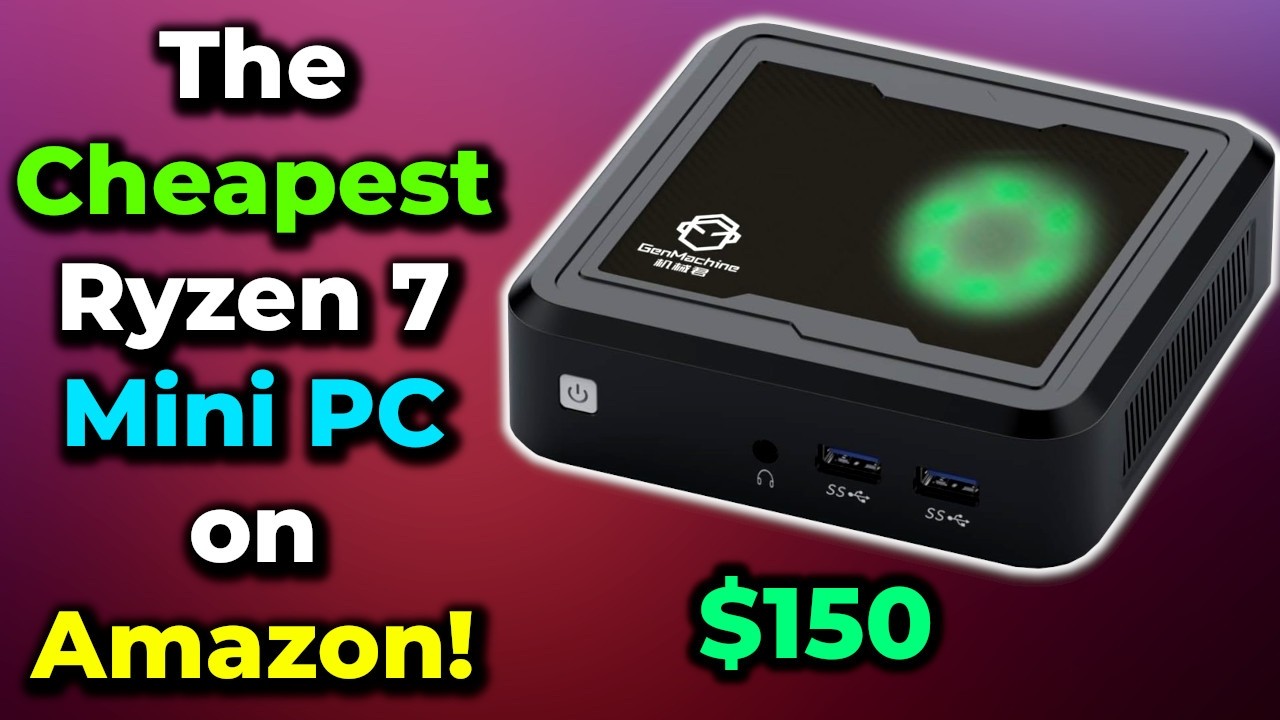 The Cheapest Brand New Ryzen Mini PC On Amazon! What's The Catch ...