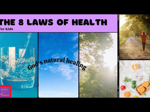 The Eight Laws of Health for kids| NEWSTART- Jewels for the Kingdom ...