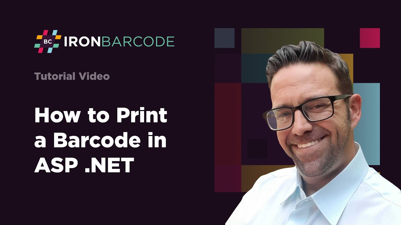 How to Print a Barcode in ASP .NET - YouTube
