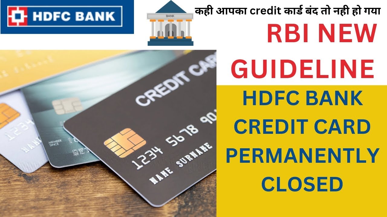 RBI new Guidelines on Credit card issuer bank HDFC SBI Axis - YouTube