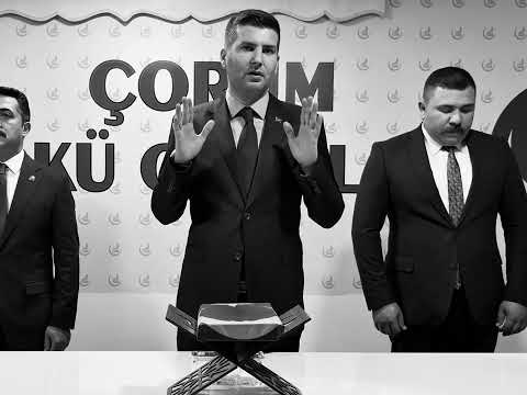 Ülkü Ocakları Başkanı Ahmet Yiğit Yıldırım Çorum'da konuşma yaptı