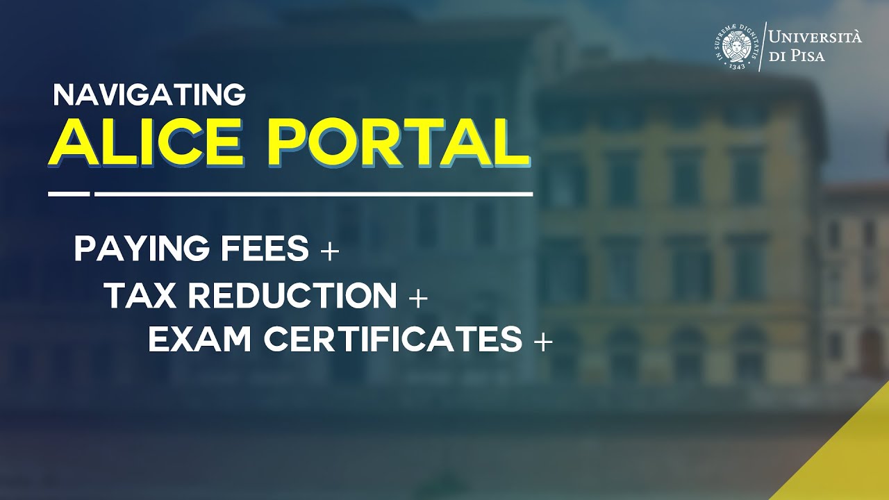 Quick guide to Alice Portal - YouTube