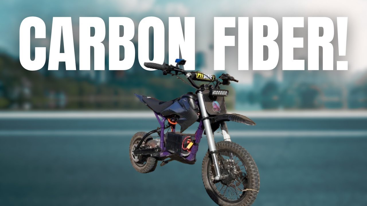 Upgraded Razor Mx500 | CRF50 Carbon fiber plastics - YouTube