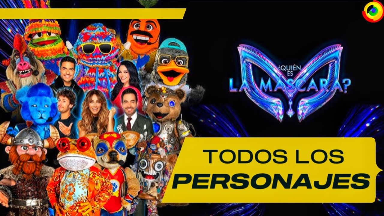 Todos Los 20 Personajes De ‘QUIÉN ES LA MÁSCARA’ Nueva Temporada - YouTube