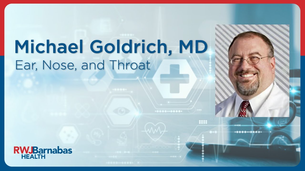 Michael Goldrich, MD, Ear, Nose, and Throat - YouTube
