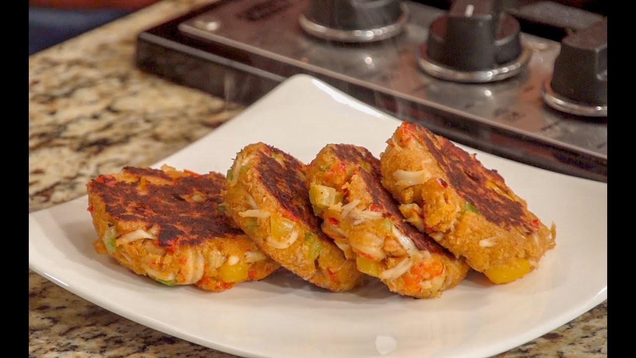 Crab and Crawfish Cakes Recipe - YouTube