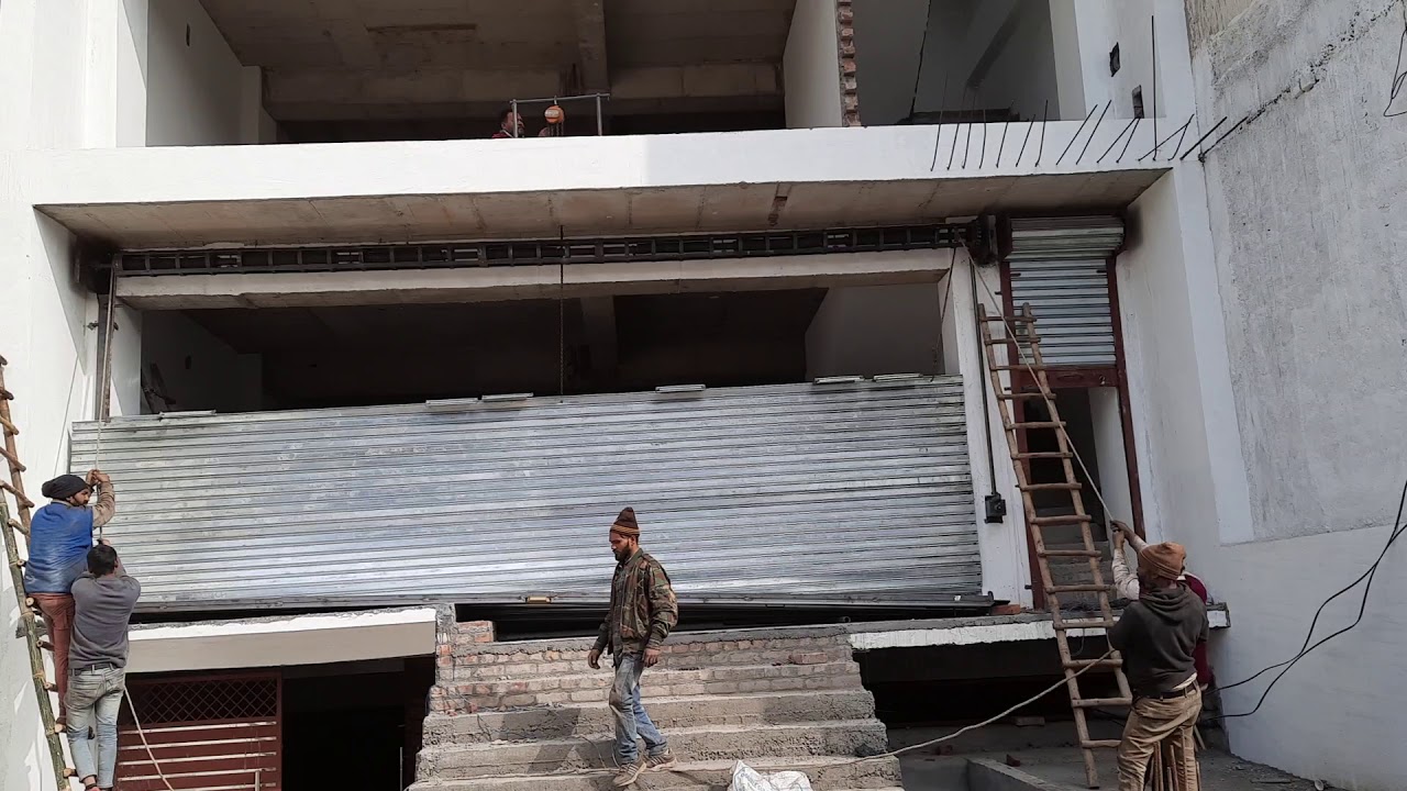 Rolling shutter fitting - YouTube