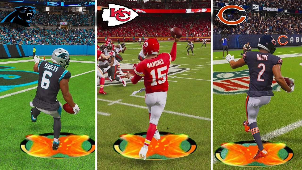 Scoring A Touchdown With Every Team's Best player In Madden 24 - YouTube
