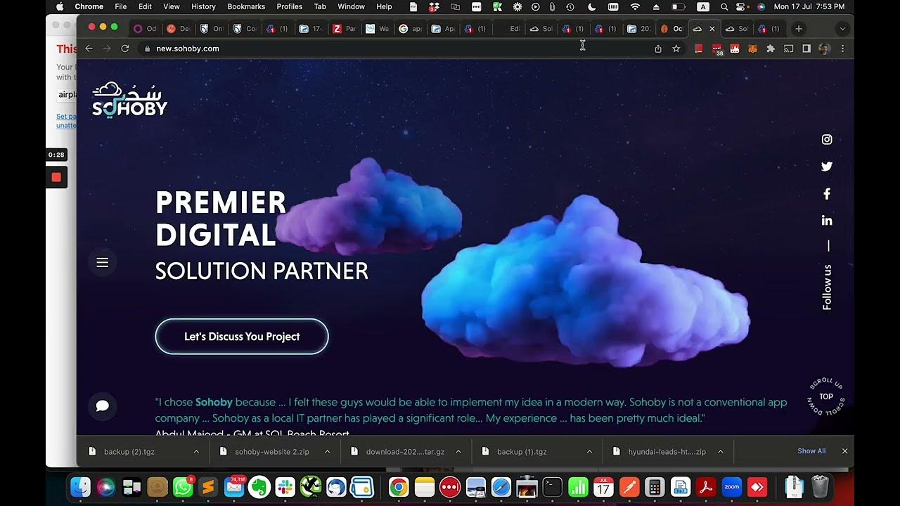 Octobercms Laravel Demo Sohoby Website 1 Youtube