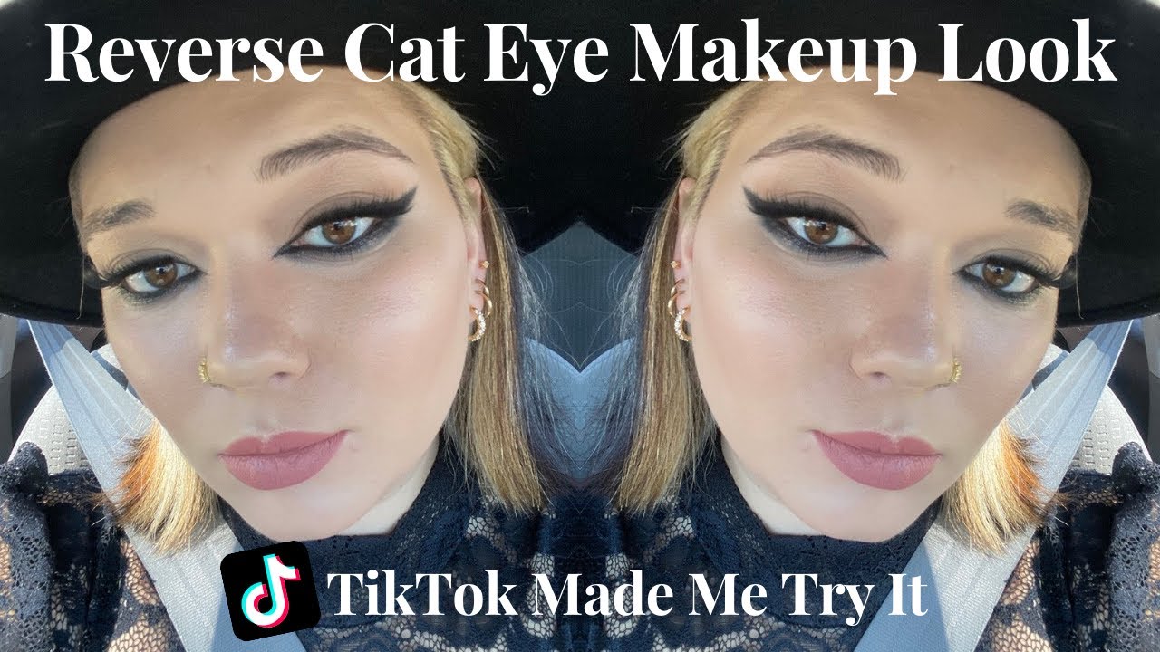 Reverse Cat Eye Makeup Look Youtube