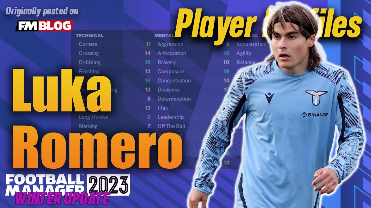 Luka Romero | Player Profiles 10 Years In | Football Manager 2023 - YouTube
