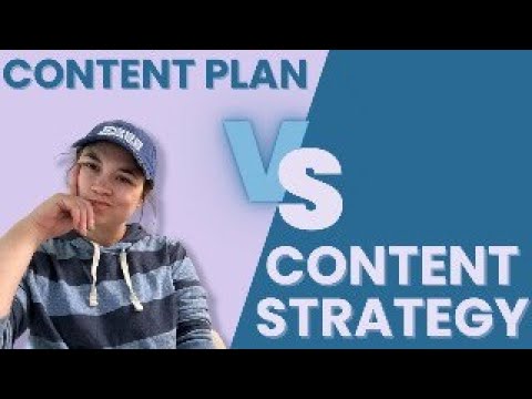 Content Strategy vs Content Plan: Which Do You Need? - YouTube