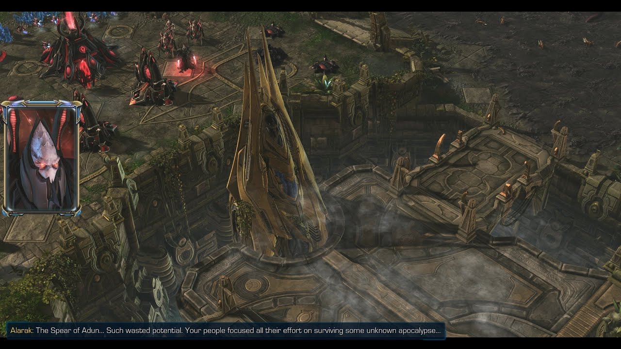 StarCraft 2 Legacy of the Tal'Darim Mission 3 - The Spear of Adun - YouTube