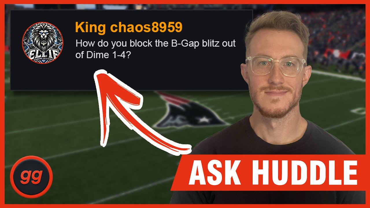 Ask Huddle #2: The Secret to Beating the B-Gap Blitz in Madden! - YouTube