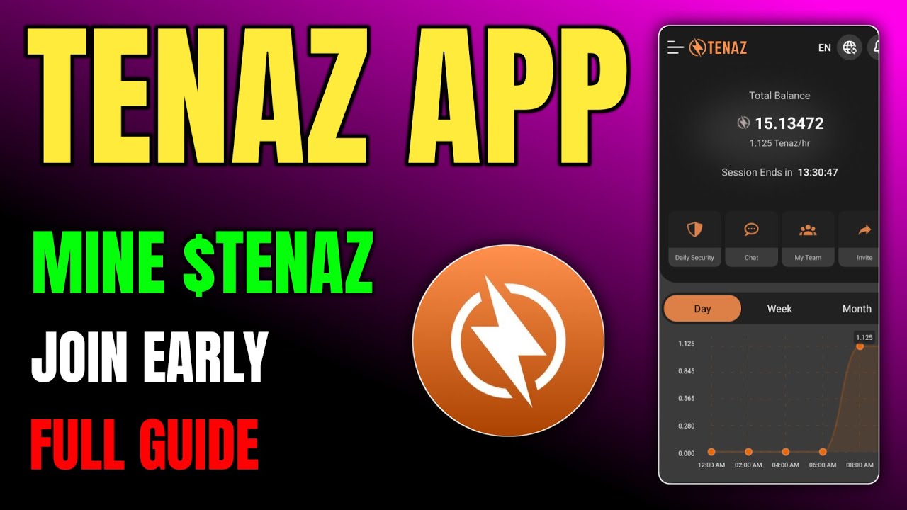 Tenaz Mining App 🔥 Full Guide | Early Benefits & Token Supply 🚀 - YouTube