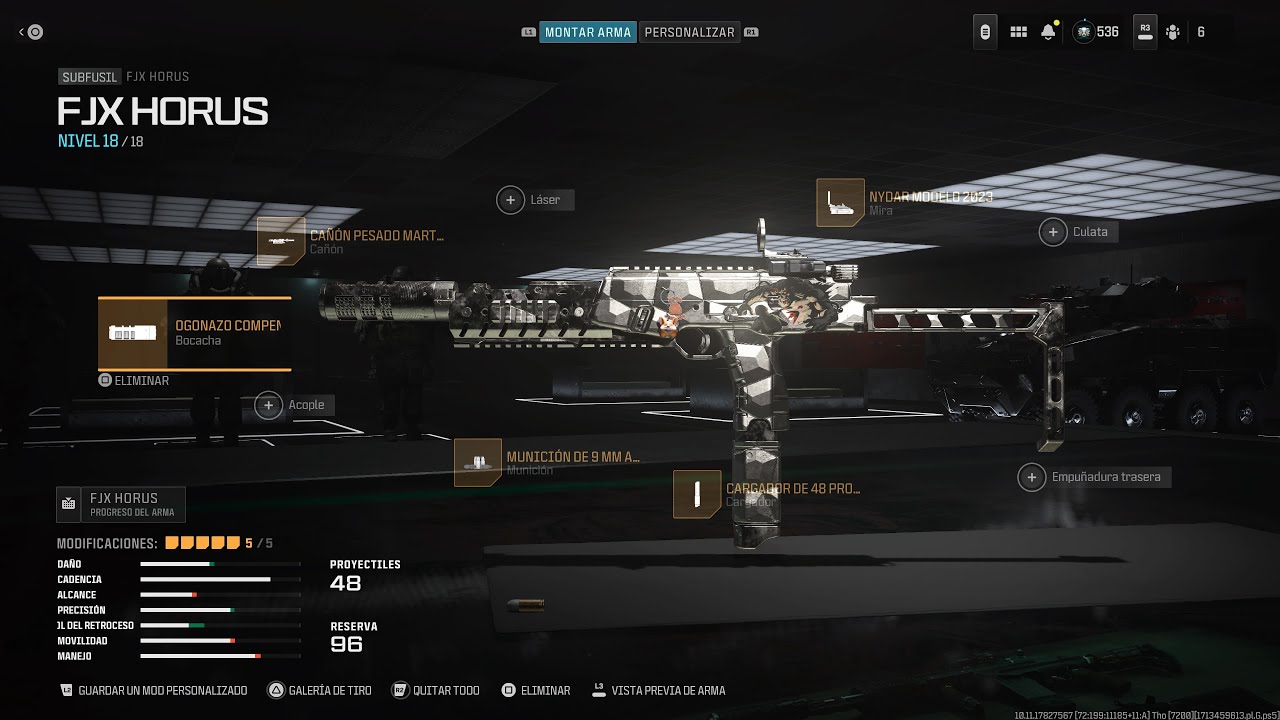 FJX HORUS FORJADO ⚔ [BEST CLASS] #callofduty3 #modernwarfare3 #mw3 ...