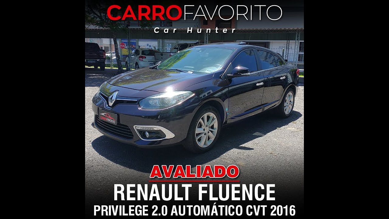 Renault Fluence Privilege 2.0 Automático CVT 2016 :: O que temos pra ...