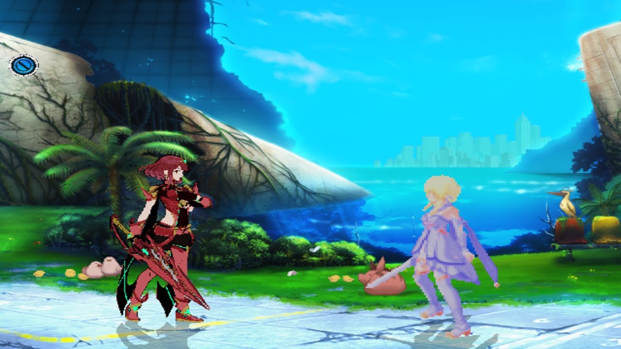 ADD004 MUGEN: Pyra (Me) Vs Lumine - YouTube