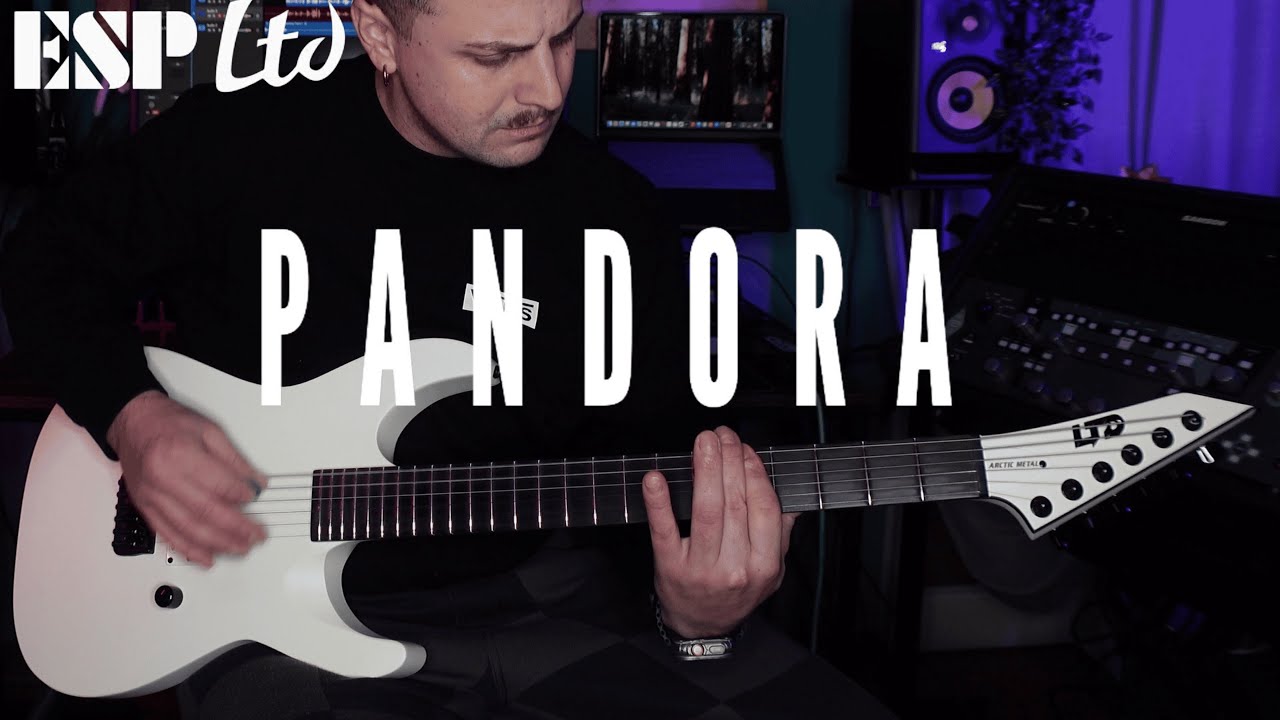 PANDORA GUITAR PLAYTHROUGH - ESP Ltd Arctic Metal M-HT - YouTube