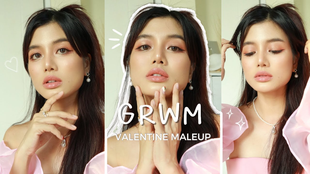 GRWM Valentine Makeup Tutorial Sodachic Makeup - YouTube