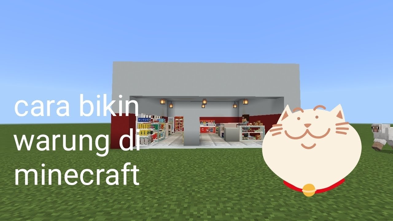 hari ini kita bikin warung dari minecraft GUYS - YouTube