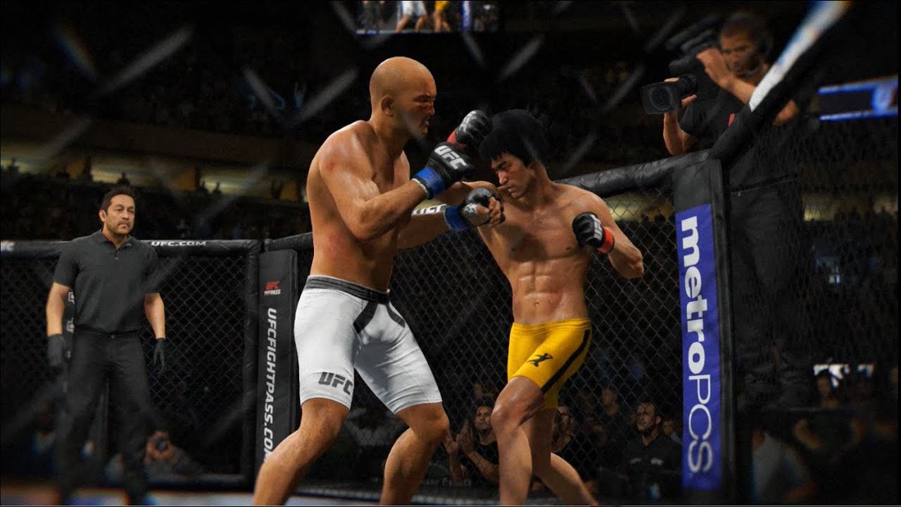 EA Sports UFC 2 - Bruce Lee vs. BJ Penn | PS4 Gameplay - YouTube