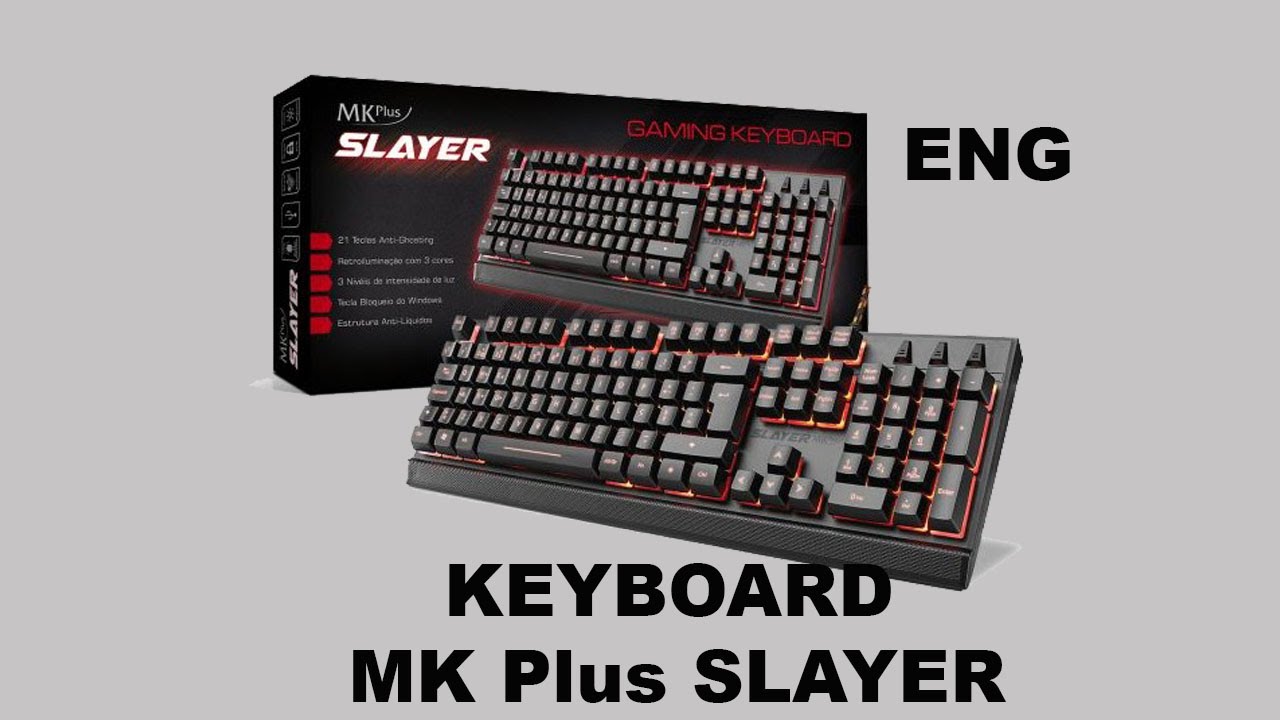 Slayer Gaming Keyboard ENG - YouTube