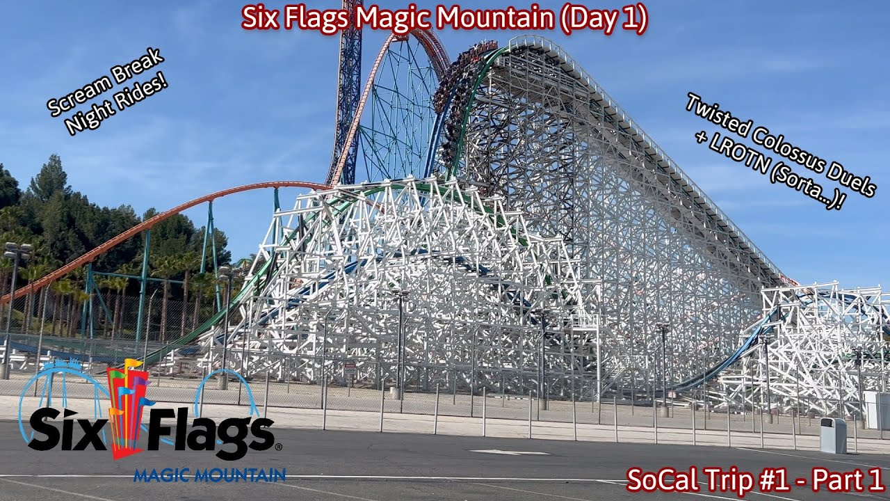 AN INSANE SATURDAY AT THE PARK! | Six Flags Magic Mountain (Day 1 ...