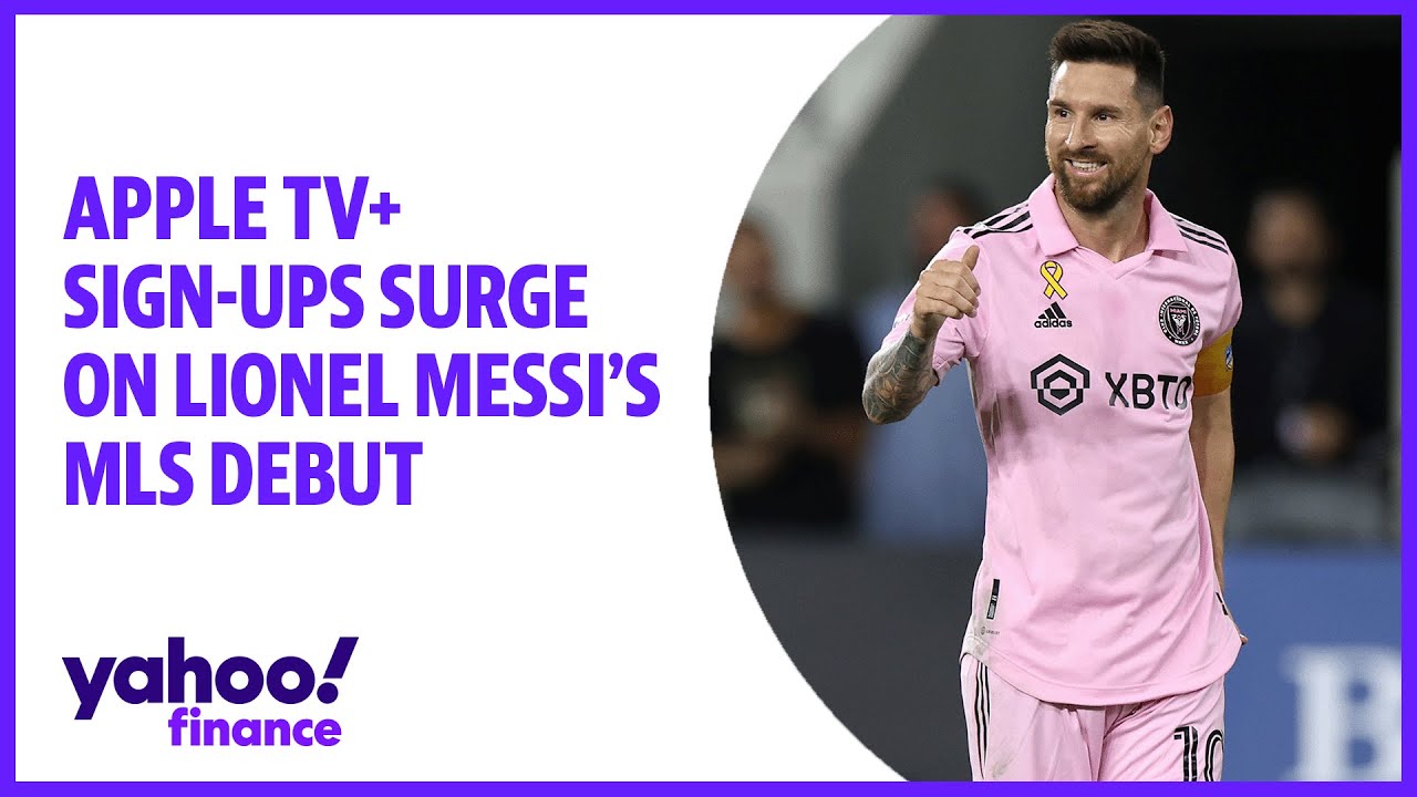 Apple TV+ sign-ups surge on Lionel Messi's MLS debut - YouTube