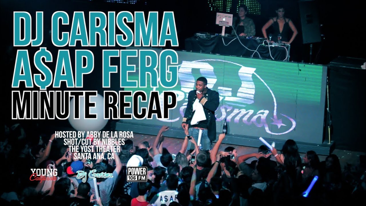 DJ Carisma & A$AP Ferg LIVE #YoungCalifornia - YouTube