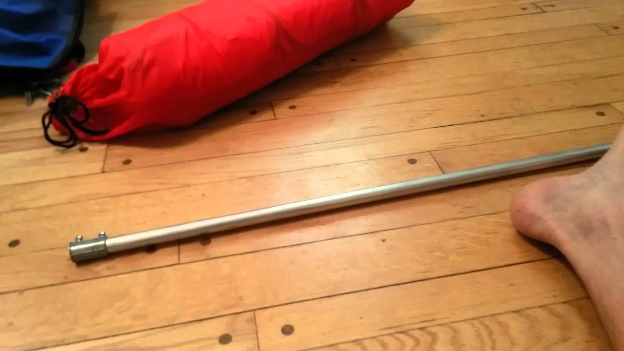 DIY tarp poles 06 - YouTube