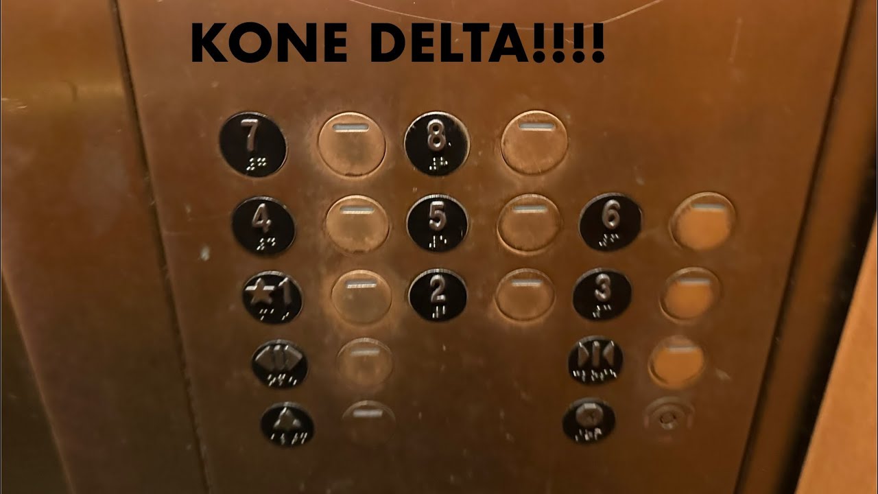 Awesome Rare Kone Delta Traction Elevators - Marriott Hartford/Windsor ...