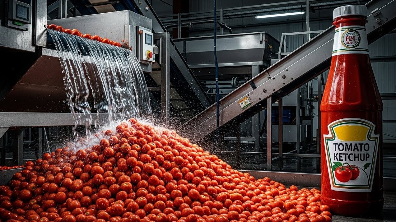 Inside a High-Tech Tomato Factory: How Fresh Tomatoes Become Ketchup ...
