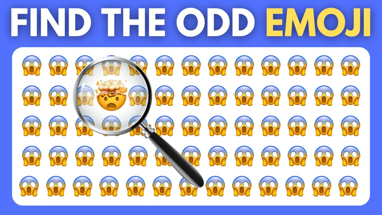 Find The Odd One Out 👀 | Emoji Quiz | Find The Odd Emoji Challenge ...