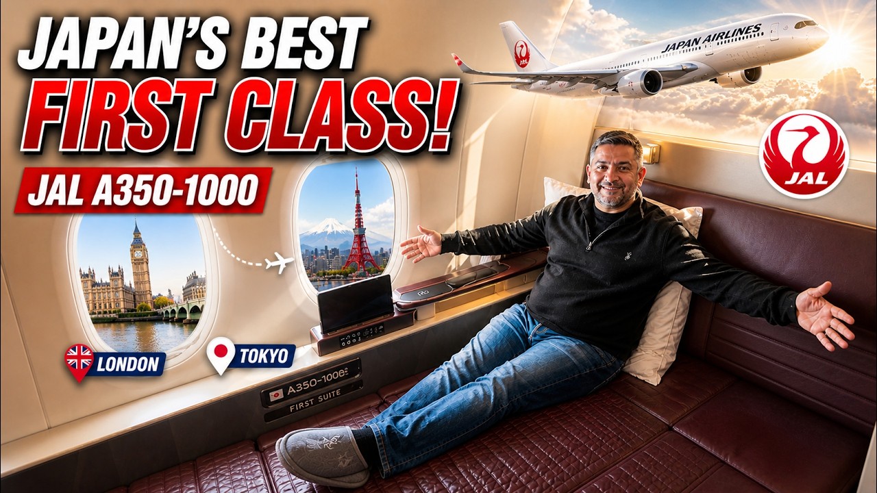JAL A350 First Class Review | 13 Hours | London to Tokyo | Ultimate ...