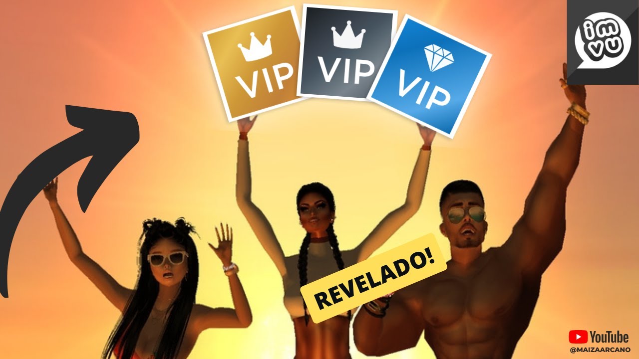 IMVU | 3 TIPOS DE IMVU VIP?! - SEGREDO REVELADO! - YouTube