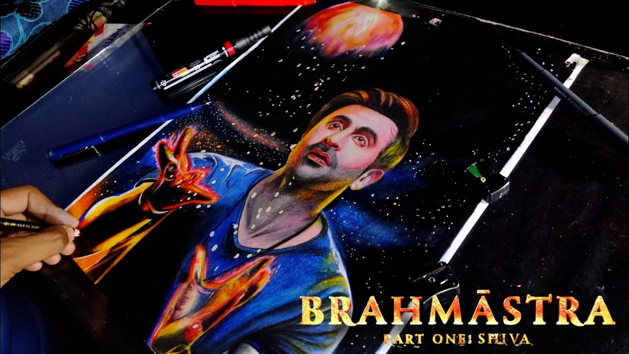 brahmastra drawing /Agneyastra /Ranbir kapoor / draw ruhan - YouTube