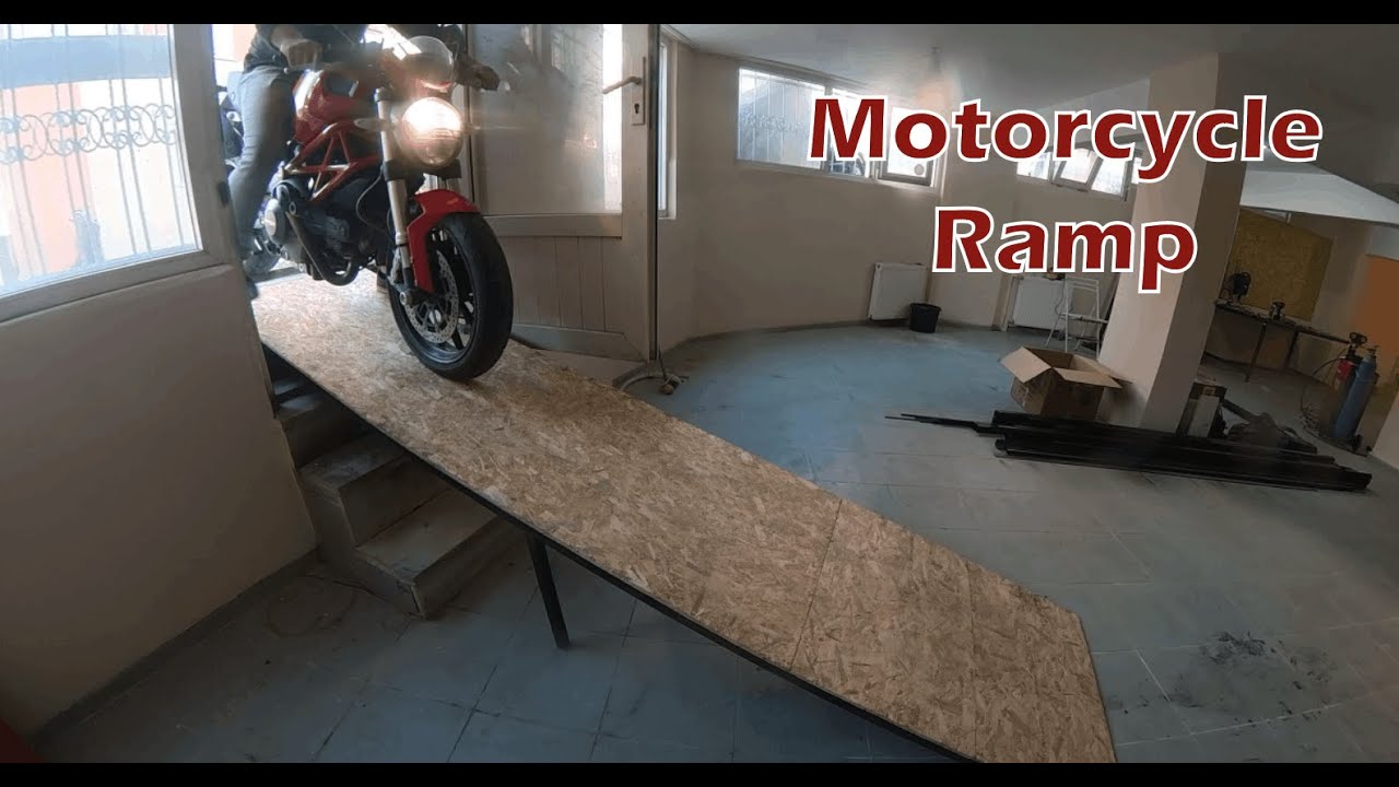 How to Make a Motorcycle Ramp // Motosiklet rampasi yapimi - YouTube