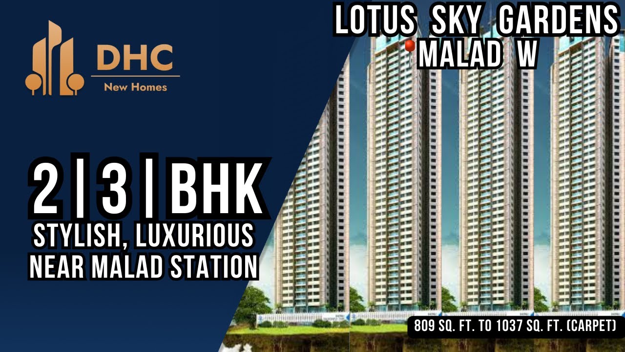 Lotus Sky Garden: Stylish Luxury Home In📍Malad West, Mumbai | 2BHK ...