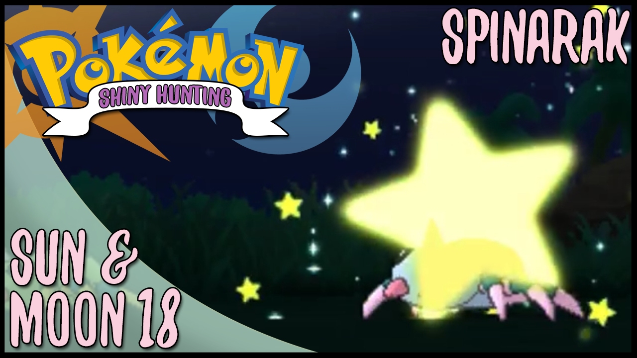 LIVE Sun & Moon Shiny Hunting 18: Shiny Spinarak, 216 SOS Encounters ...